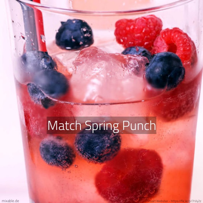 Rezept: Match Spring Punch, Cocktails & Drinks | mixable.de