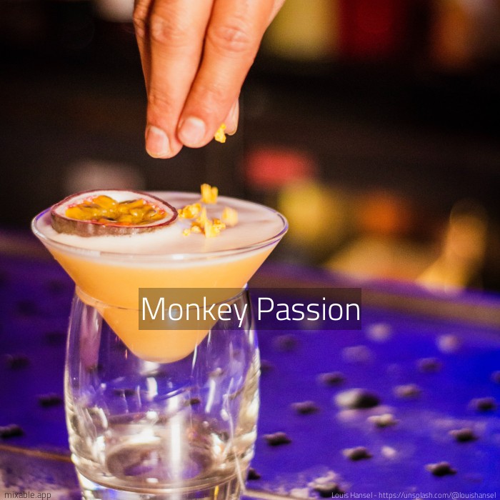 Rezept: Monkey Passion, Cocktails & Drinks | mixable.de
